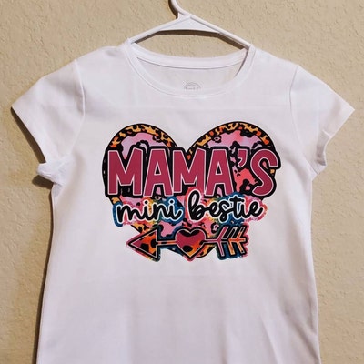 Mama's Mini Bestie Png for Sublimation, Mama's Bestie, Mama's Girl ...