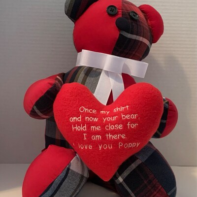 Memory Bear Embroidery Design Memorial Shirt Pillow Machine Embroidery ...