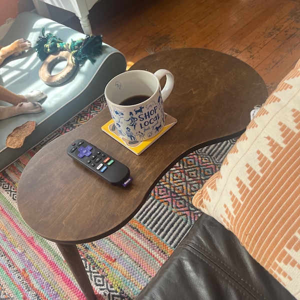 Heart Shape Coffee Table, Handmade Coffee Table, Scandinavian Table ...