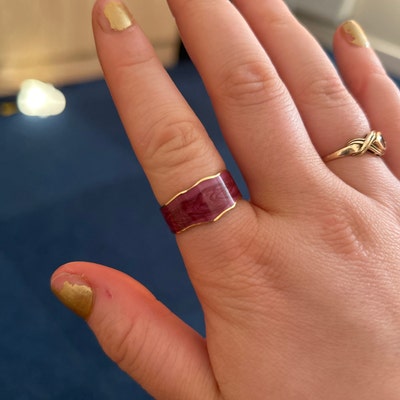 18k Gold Stacking Rings Set for Minimalist Look Gifts for Her Statement ...