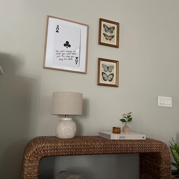 Retro Playing Card Prints and Posters Aesthetic Red Wall Prints Cards ...