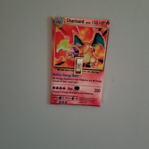 Pokemon Light Switch Cover Plate Charizard - Etsy