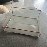 Recycled Glass Candle Holder, Environmentally Friendly Gift, Geometric ...