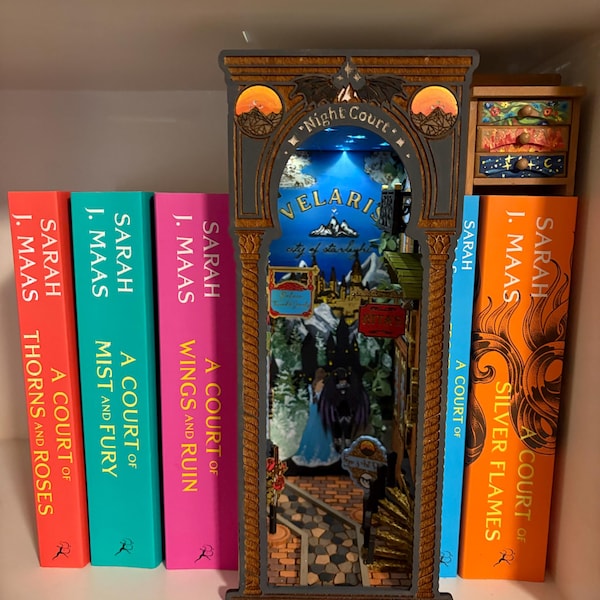 Acotar Inspired Book Nook| Fantasy Books | Bat Boys | Reading Gifts ...