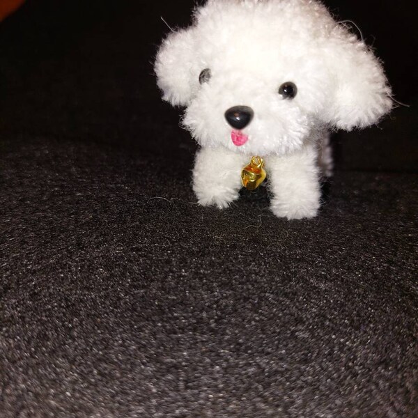 Mini Felt Wool Dog,felt Wool Crafts, Felt Miniature, Small Felt ...