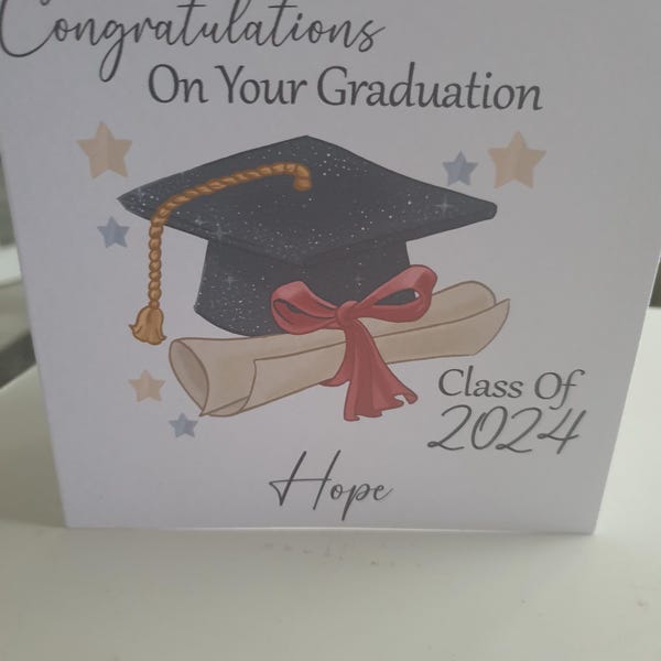 Personalised Prom Card on Your Prom Night School Prom Girls Teenager ...