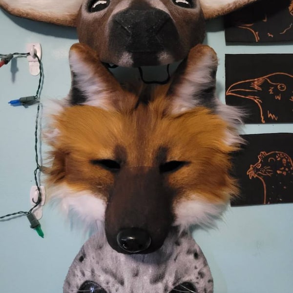 HQ Praying Mantis Mask - Bug Mask, Therian Mask, Cosplay, Larp ...