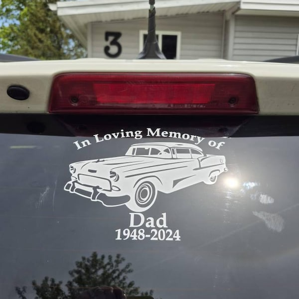 In Loving Memory Decal | Memorial Decal | Forever in Our Hearts Decal ...