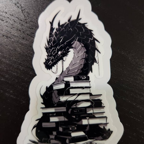 Cute Abraxos Wyvern Throne of Glass Sticker Smell the Flowers - Etsy