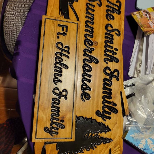Custom Cottage Sign | Wood Cottage Sign | Anniversary Gift | Welcome to ...