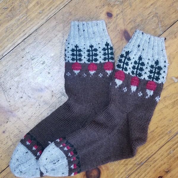 DIGITAL ITEM Rad Radish Socks Knitting Instructions - Etsy