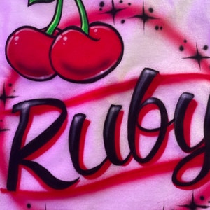 Airbrush Flaming Name Design T-shirt Size S M L XL 2XL 3XL - Etsy
