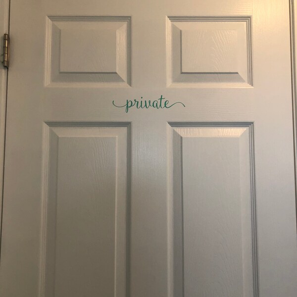 Private Door Decal, Office Door Sticker, Private Office Sticker, Office ...