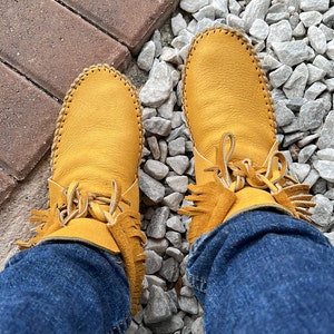 Handmade Moose or Elk Hide Moccasins - Etsy