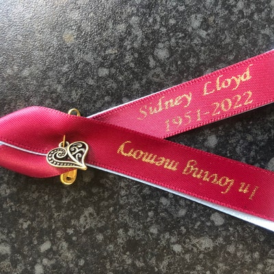 Personalised Printed Business Ribbon, Branded Ribbon, Corporate Ribbon ...