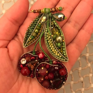 Beaded Brooches tropical Chameleon. Handmade Designer Brooch. High ...