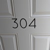 Custom Mailbox Address Numbers, Modern Door Numbers, Mailbox Decals ...