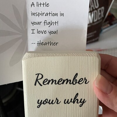 Mini Quote Block, Motivational Quote, Strength Quote, Office Decor ...