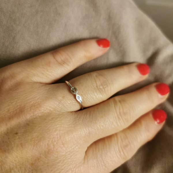 Goddess Silver Ring,mother Earth Ring,spiral Goddess Ring,egyptian Ring ...