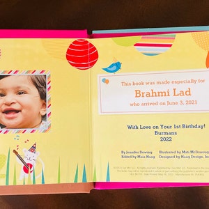 Baby's 1st Birthday Gift 1st Birthday Gift for GIRLS Personalized ...