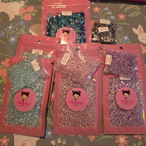 Majestic Violet Pop of Color Transparent Non-hot Fix Resin Rhinestones ...