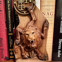 Demon Orobas, Goetia, Demon statue Goth decor Wooden statue Wood ...