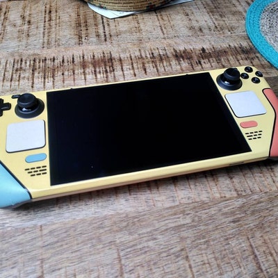 Signature Pastel Series Steam Deck Skin, Purple Lavender Pink Yellow ...