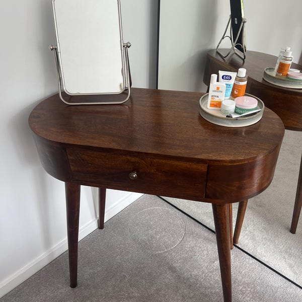Mid-century Bone Inlay Dressing Table Mid Century Console Nordic Danish ...