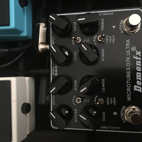 Demonfx Microtubes D7K Ultra V2 Bass Preamp Effect Pedal - Etsy