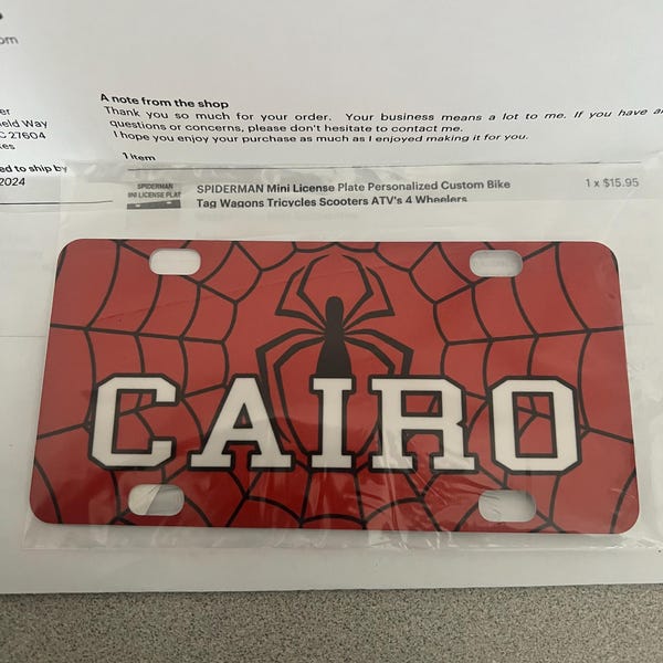 MICKEY or MINNIE Mini License Plate Personalized Custom Bike Tag for ...