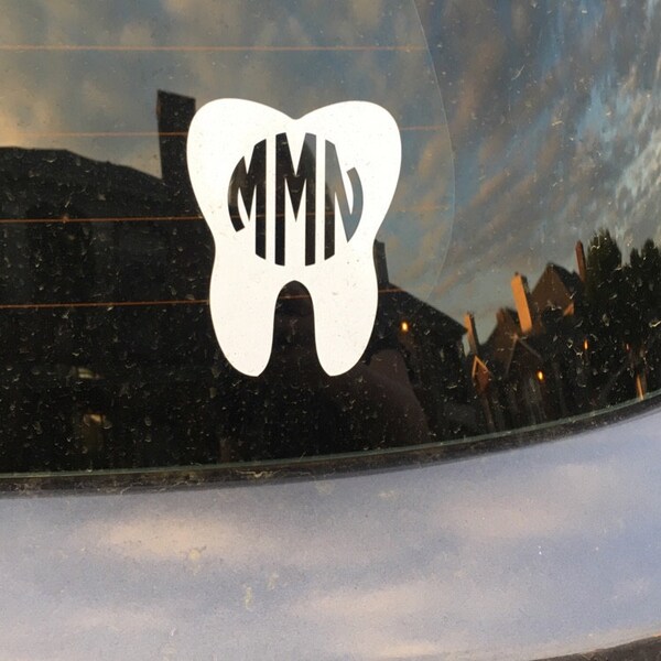 Gavel Monogram Decal - Etsy