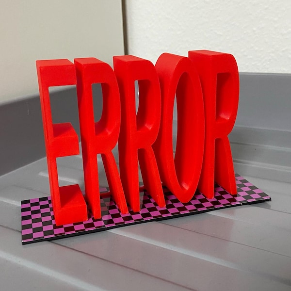 GMOD Source Error Prop | 3D Printed Garry's Mod Developer Error Replica ...