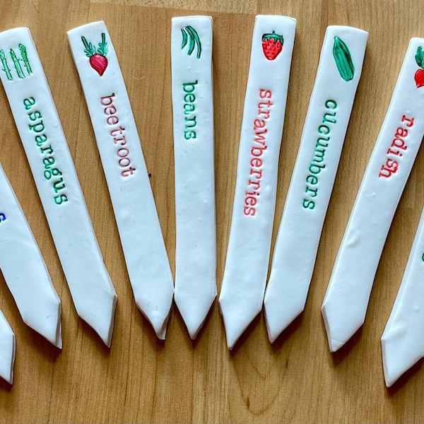 Seed Markers Plant Labels Herb Markers. Garden Decor. Allotment ...