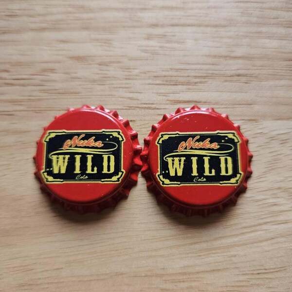 Fallout Nuka Cola Wild Bottlecaps - Fallout Inspired - Etsy