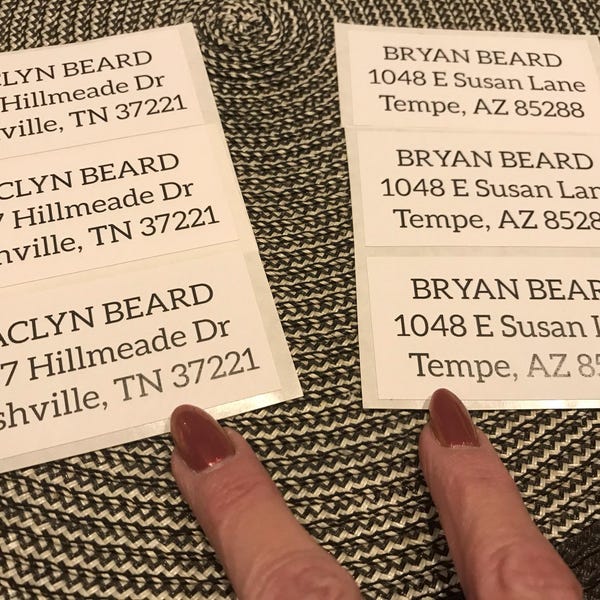 Custom Rectangle Stickers - Custom Labels - Rectangle Labels - Custom ...