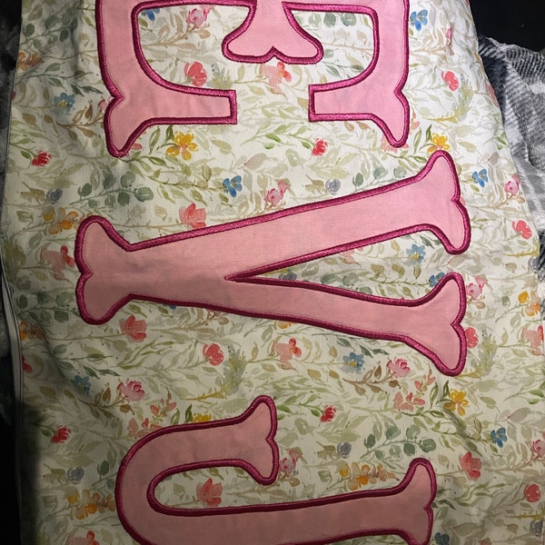 Machine Embroidery Design Fishtail Applique Satin Alphabet JUMBO Sizes INSTANT DOWNLOAD - Etsy