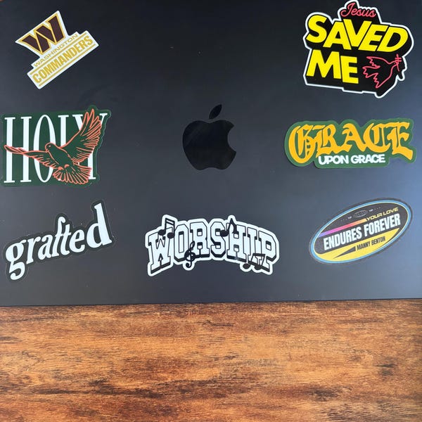24 Christian Stickers | Christian Sticker Pack | Faith Stickers ...