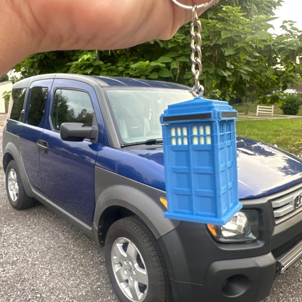 Retro Milk Carton Pill Holder Keychain – 3D Printed Mini Container for ...