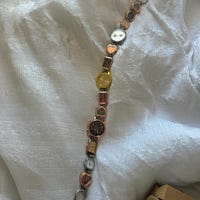 Punk Style Watch Face Bag Chain,multicolor Clocks Chunky Silver Bag ...