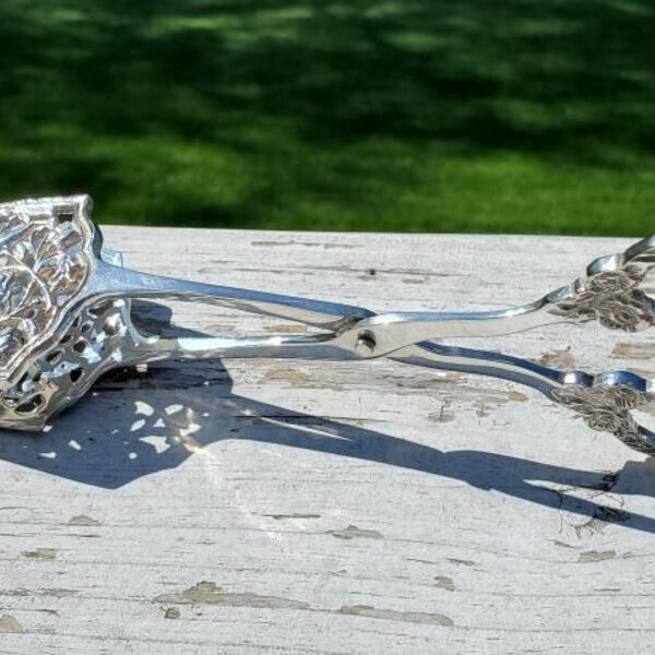 Vintage Cake Lift, Pastry Server, Scandianvian Silver Plate, Art ...