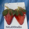 Fruit Earring /high Quality Real Strawberry Earring /birthday Gift ...