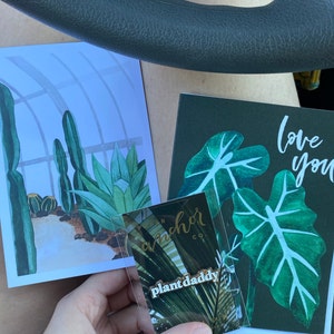 Rubber Tree Sticker Plant Lover Sticker Metallic Die Cut | Etsy