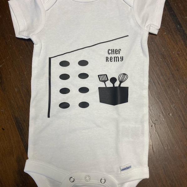 Chef Coat Onesie®, Baby Onesie®, Baby Shower Gift, Cooking Onesie ...