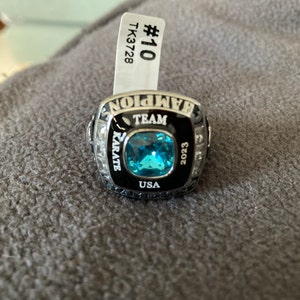 Custom Text and Color Championship Ring Football, Baseball, Basketball ...