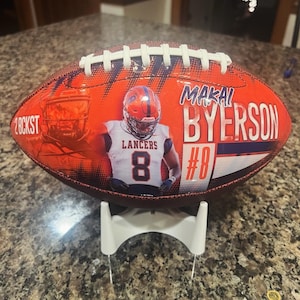 Custom Photo Football Playmaker Design Great for Senior Night, Coach ...