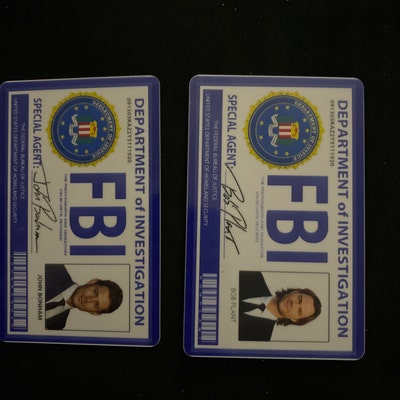 Supernatural 2 Pack Prop FBI Badges With Sam and Dean Winchester - Etsy