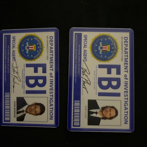 Supernatural (2 Pack) Prop FBI Badges With Sam and Dean Winchester - Etsy