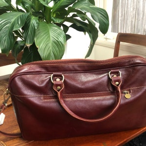 Leather Briefcase Men's Leather Briefcase Laptop Bag | Etsy