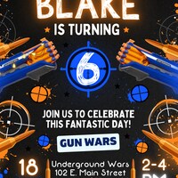 Patch Letter Invitation, Girl Birthday Invitation, Varsity Patch Party ...