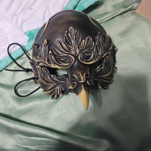 Bird Mask Dark Ivory - Etsy